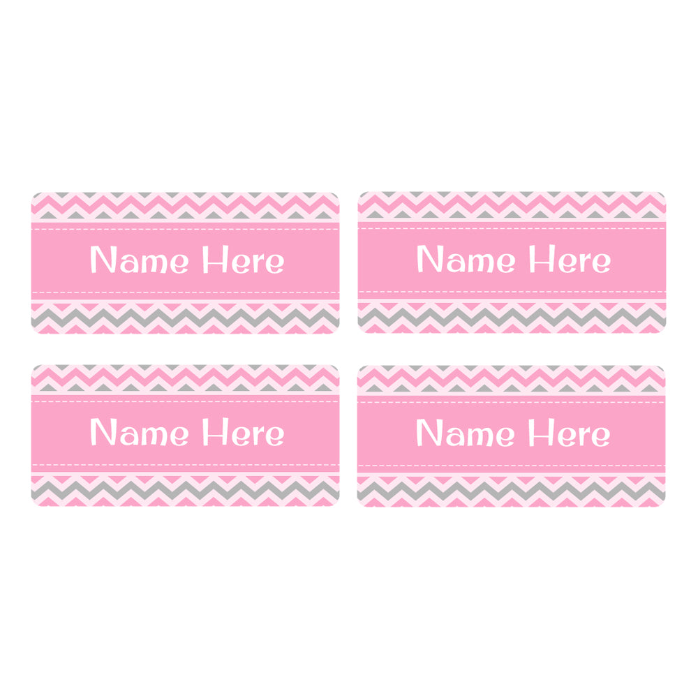Chevron Rectangle Name Labels 32pk – BIGW Photos