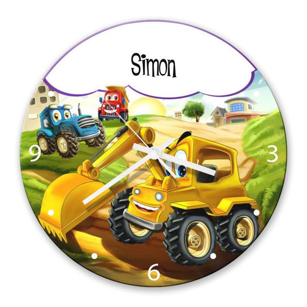 Little Digger Glass Clock – BIGW Photos